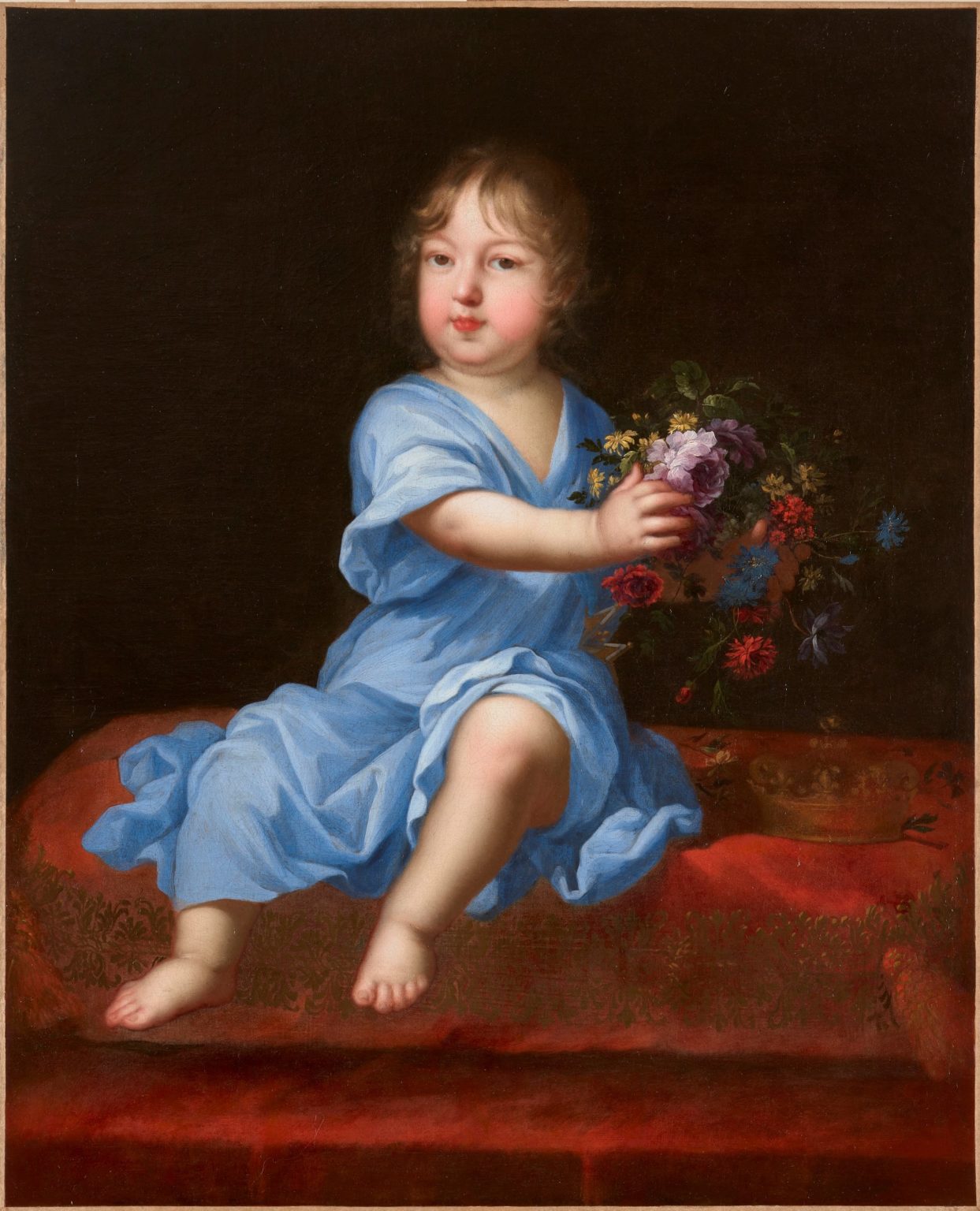 Portrait du Dauphin, fils de Louis XIV, à l'âge de deux ou trois ans - Les Chroniques des Amis ...